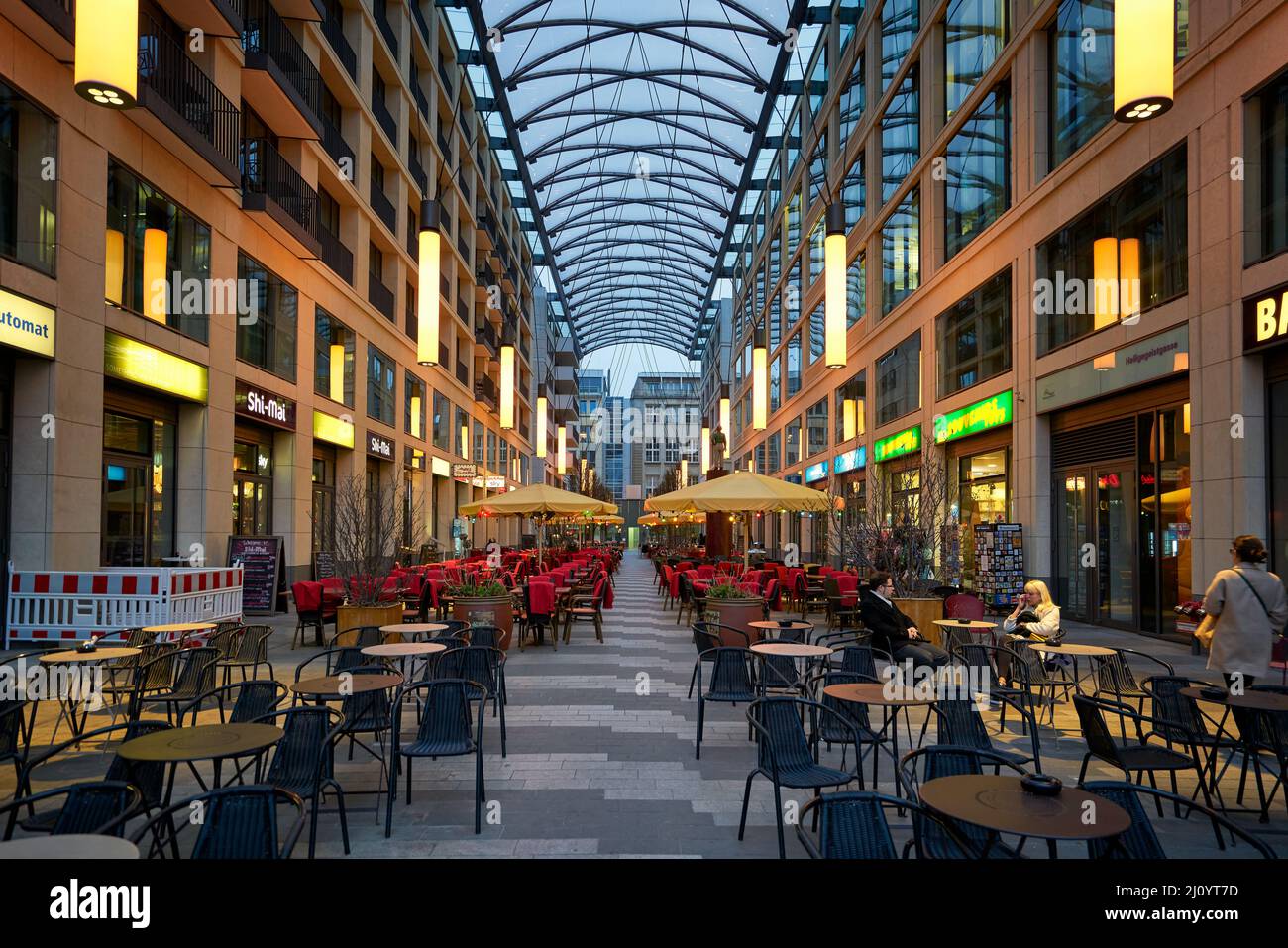 Shopping center on a Berlin street Stock Photo - Alamy