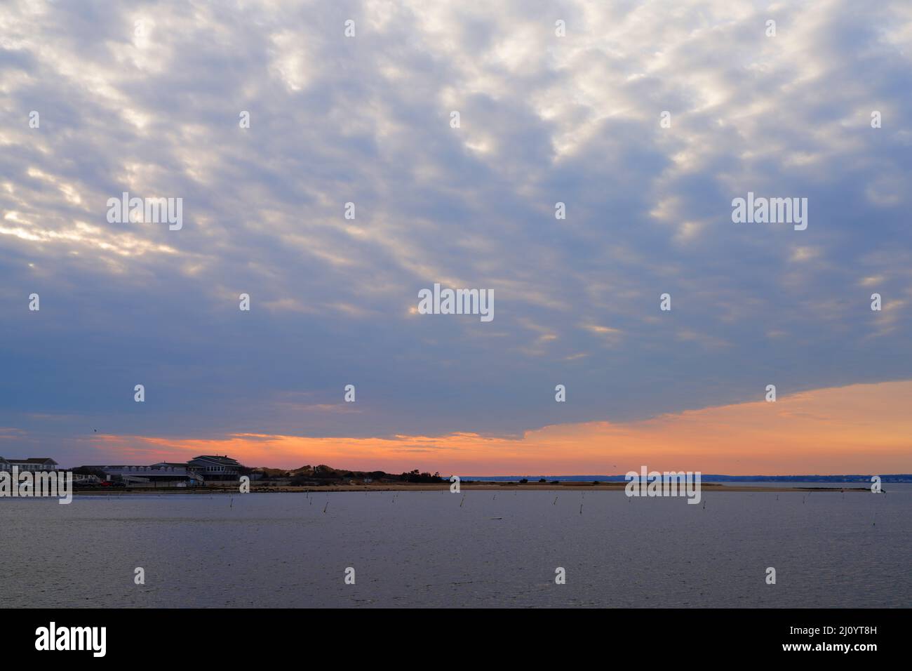 WATCH HILL, RI -5 MAR 2022- View of Watch Hill, an affluent beach ...