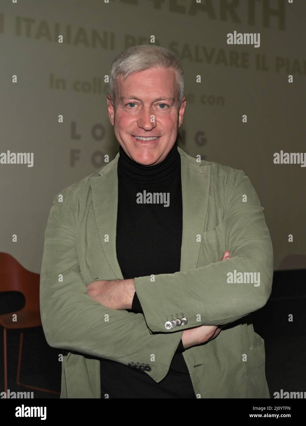 Milan, Italy Earth Day Italia presentation conference with Giovanni ...