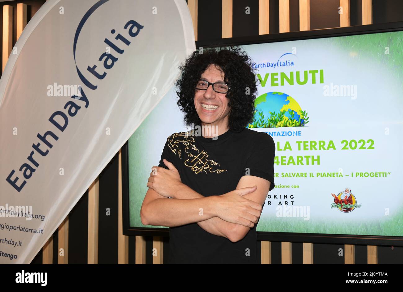 Milan, Italy Earth Day Italia presentation conference with Giovanni ...