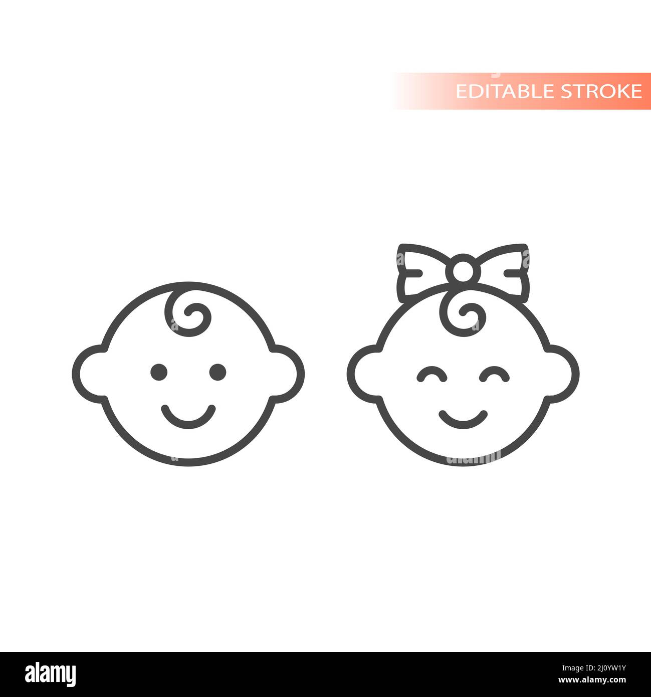 Smile simple girl Cut Out Stock Images & Pictures - Alamy