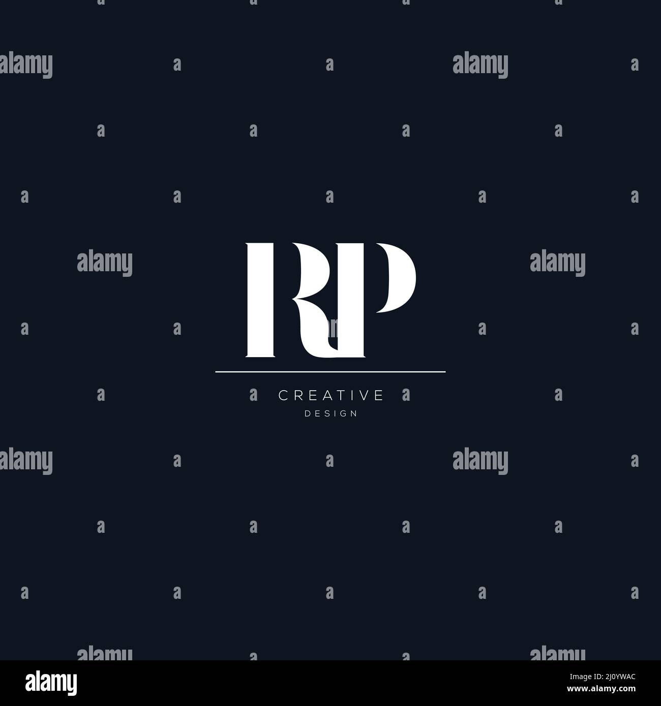 RP letter minimalist logo design template Stock Vector Image & Art - Alamy
