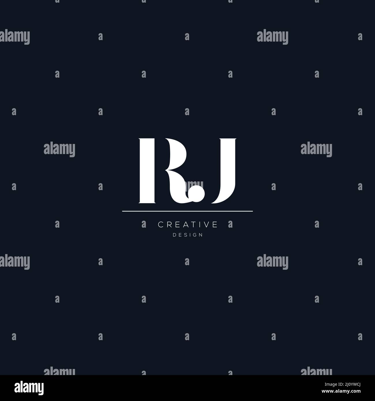 Rj template Stock Vector Images - Alamy