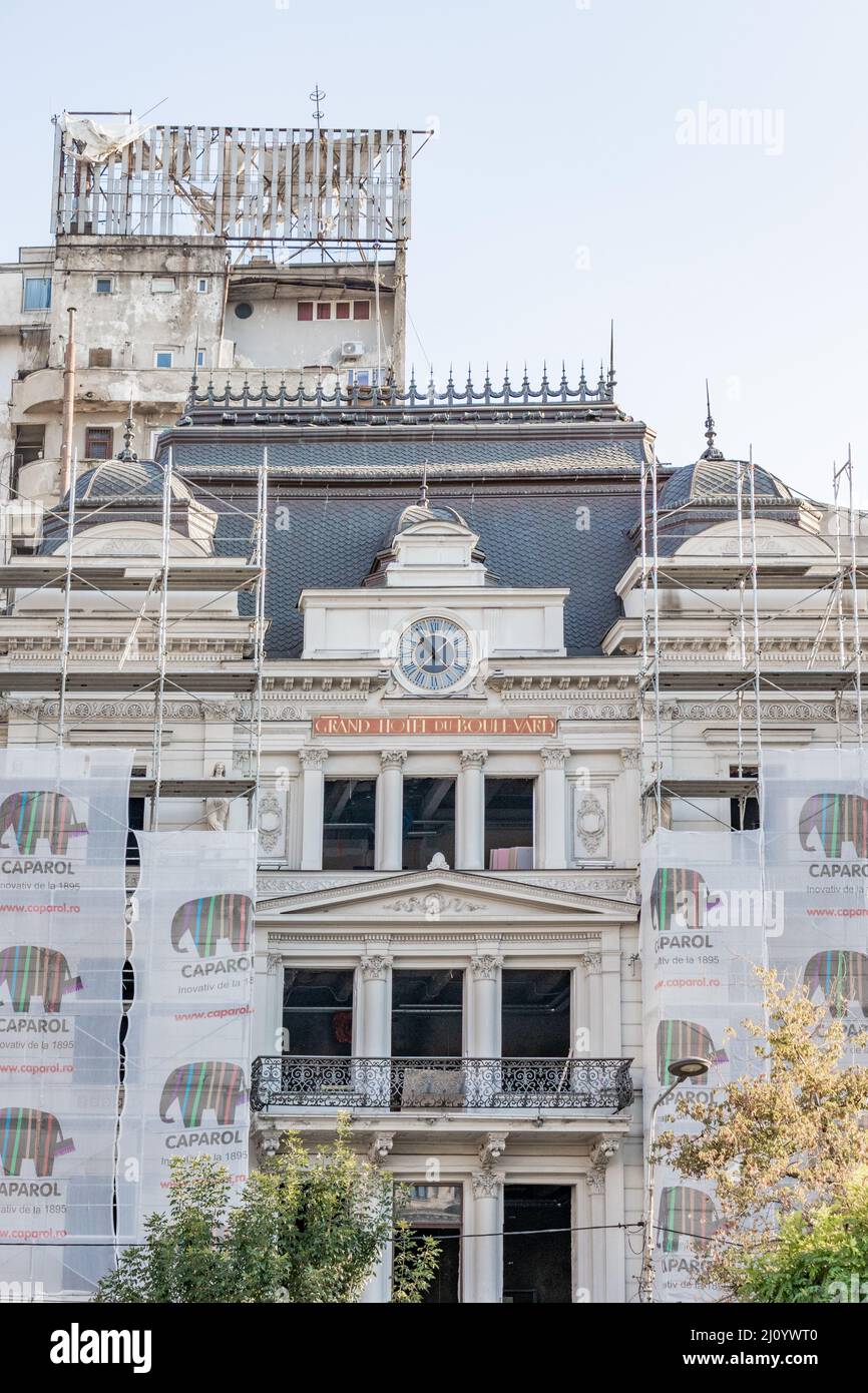 Bucharest urban pattern Stock Photo - Alamy