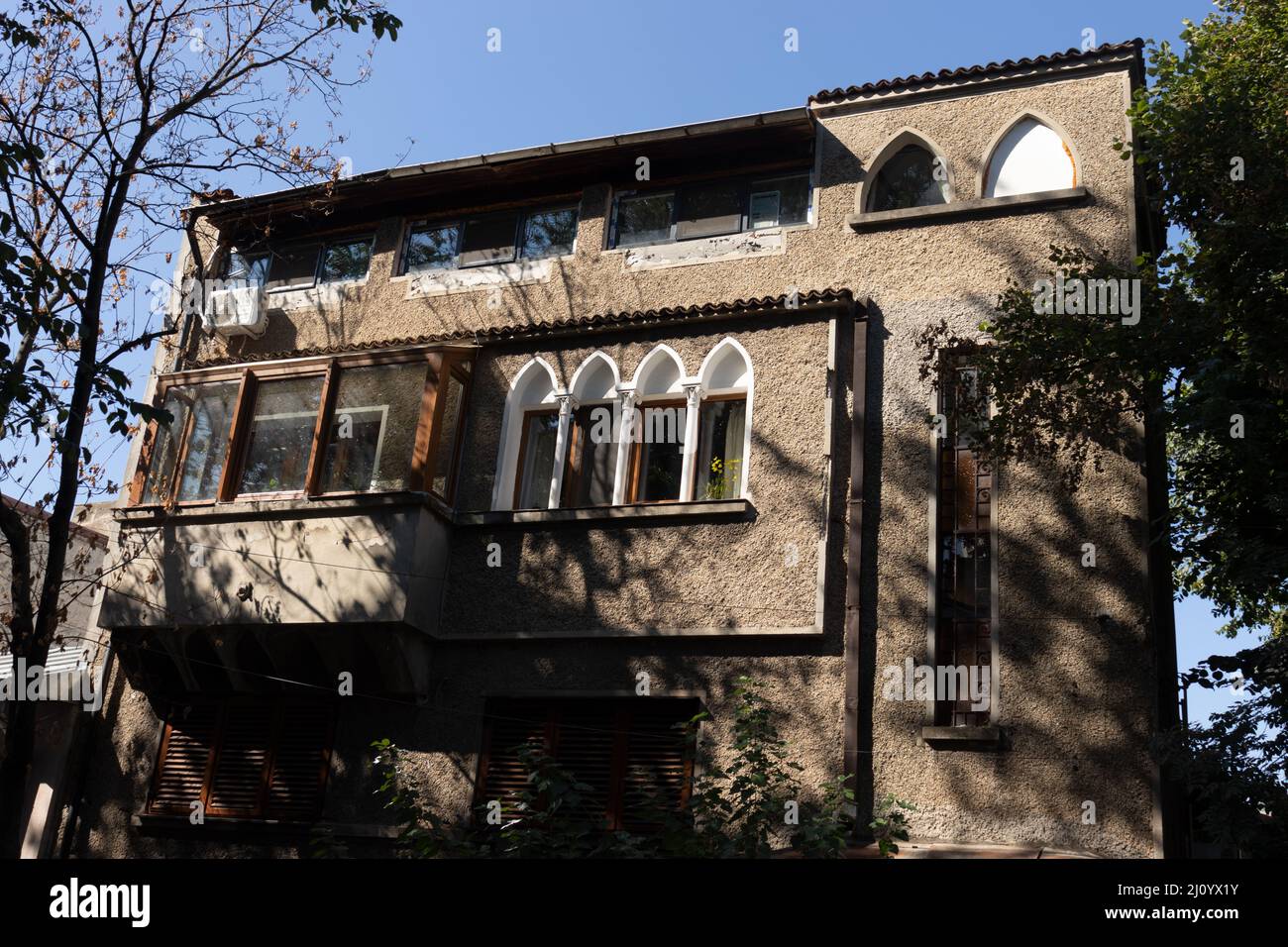 Bucharest urban pattern Stock Photo - Alamy