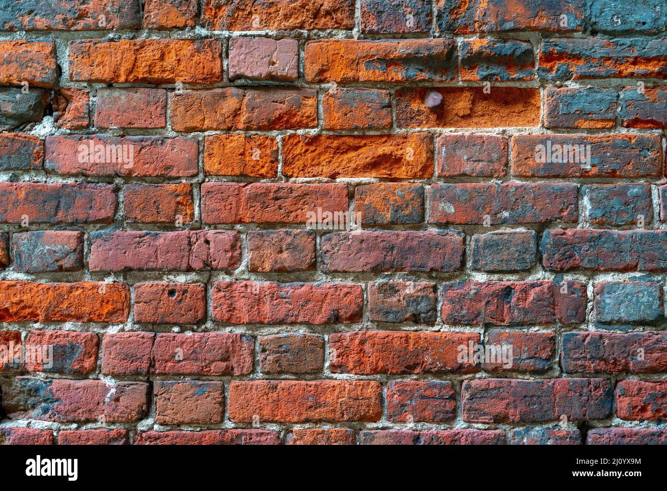 Red brick building wall. Interior of a modern loft. Background for ...
