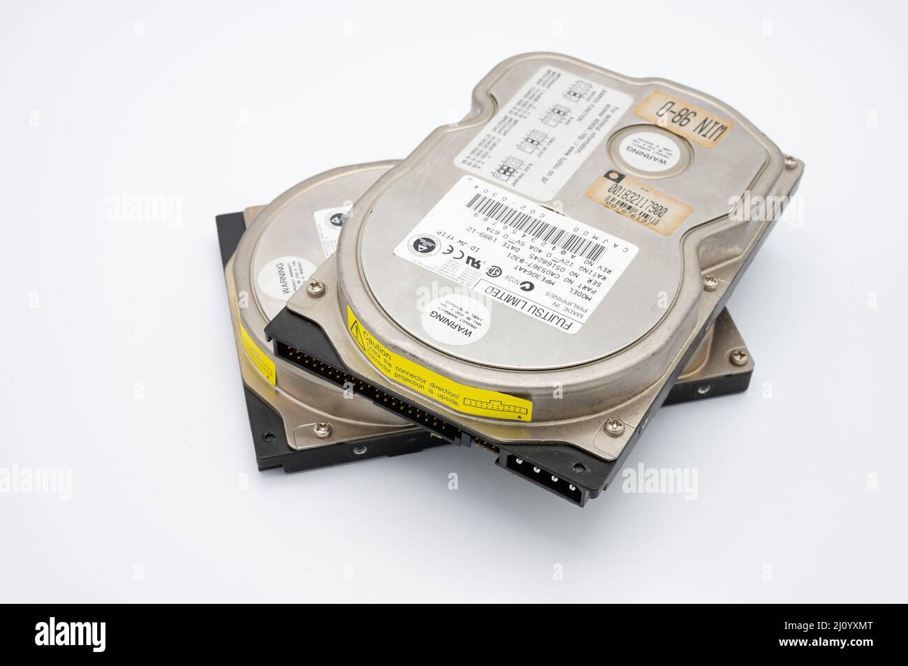 Old Hard Disk Device ISA on a white background Stock Photo - Alamy