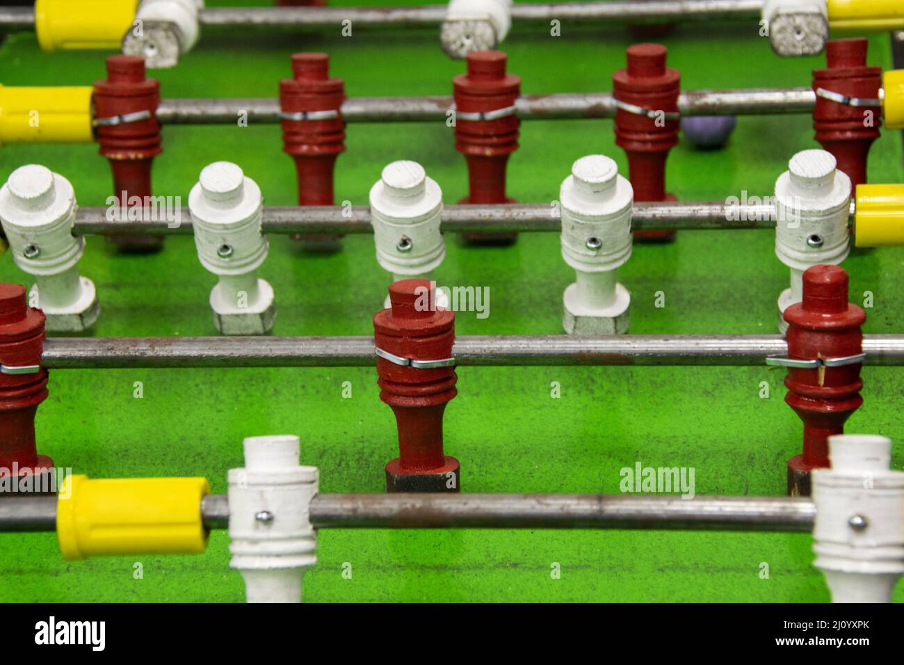 Table football game in office interior, time to distract the mind and ...