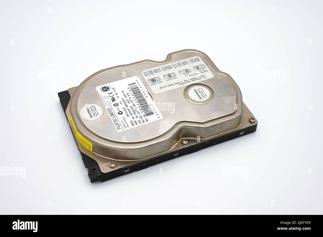 Old Hard Disk Device ISA on a white background Stock Photo - Alamy