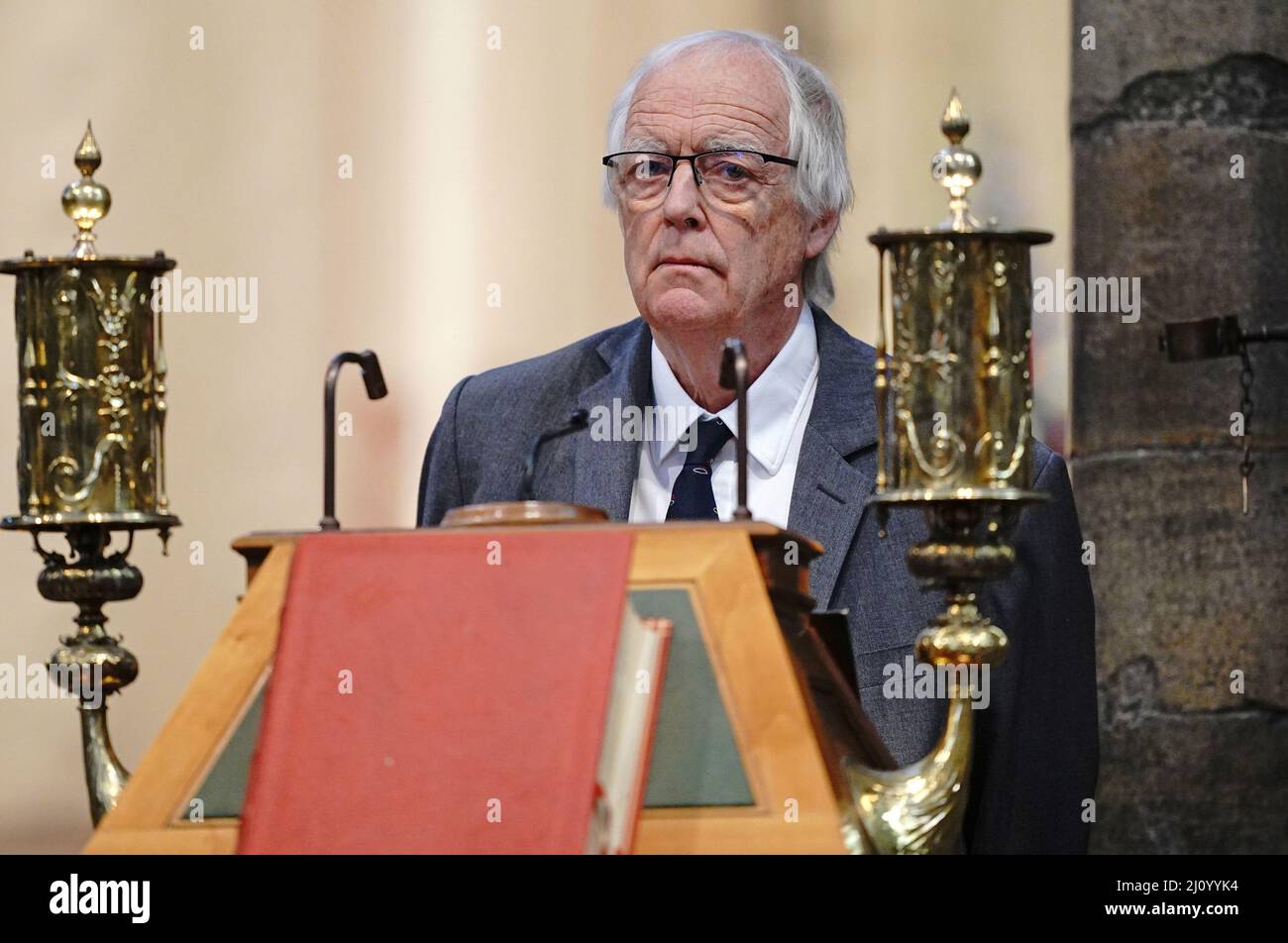 Sir Tim Rice during the Service of Thanksgiving for Forces' sweetheart ...