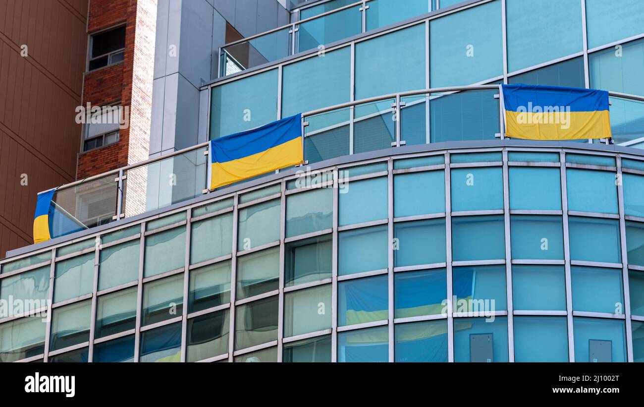 Federation square flags hi-res stock photography and images - Alamy