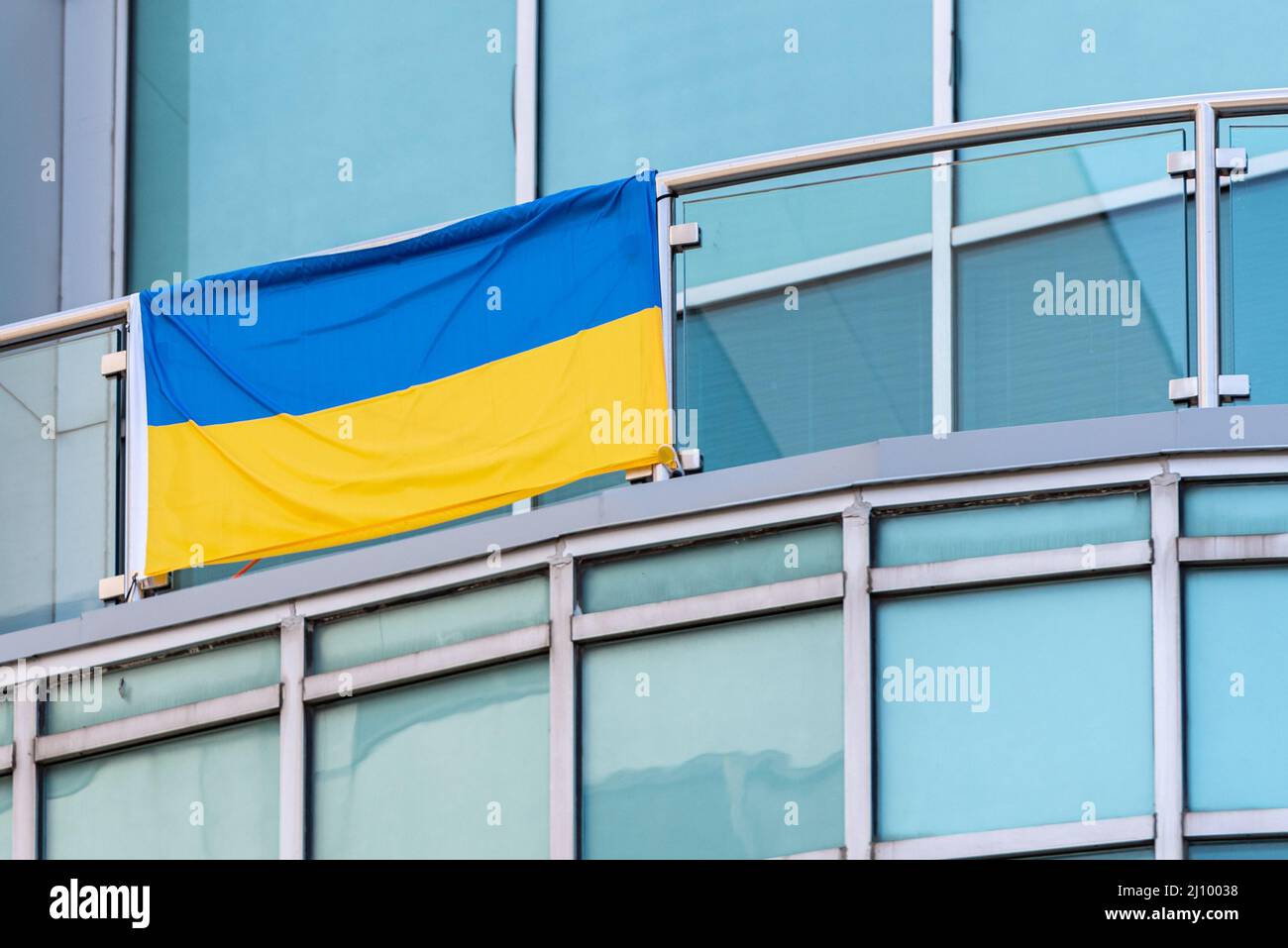 Federation square flags hi-res stock photography and images - Alamy