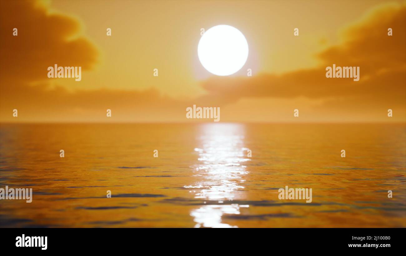 Bright sunlight reflects on the water hi-res stock photography and ...