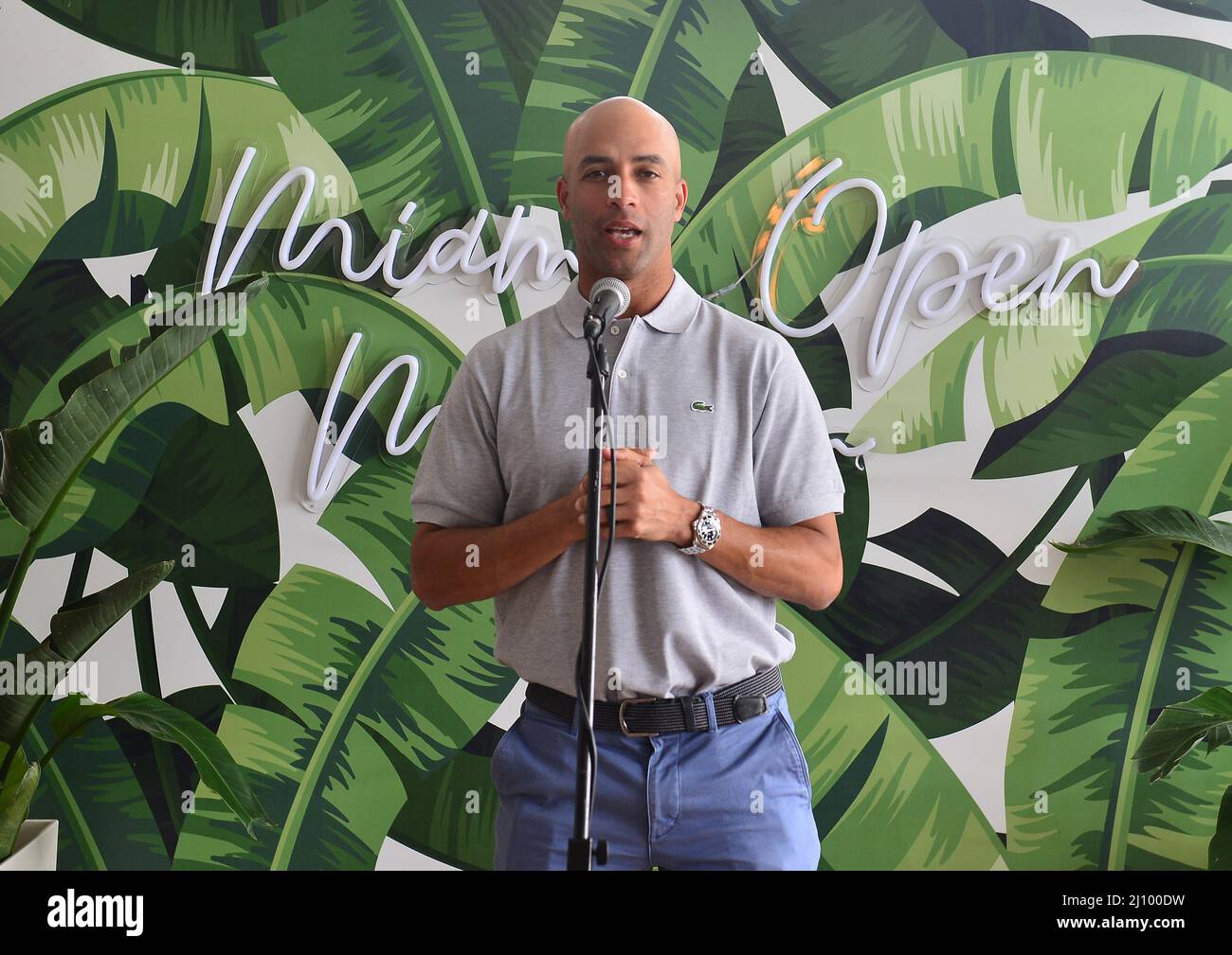MIAMI GARDENS, FL - MARCH 20: Miami Open tournament director James ...