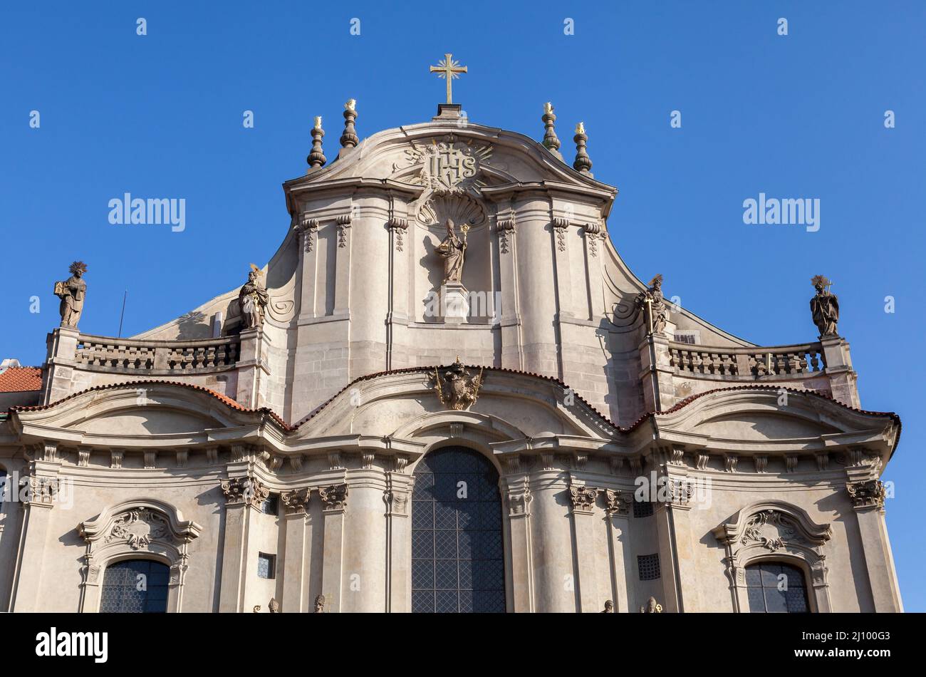 Catholic church in Prague, Czech Republic Stock Photo - Alamy