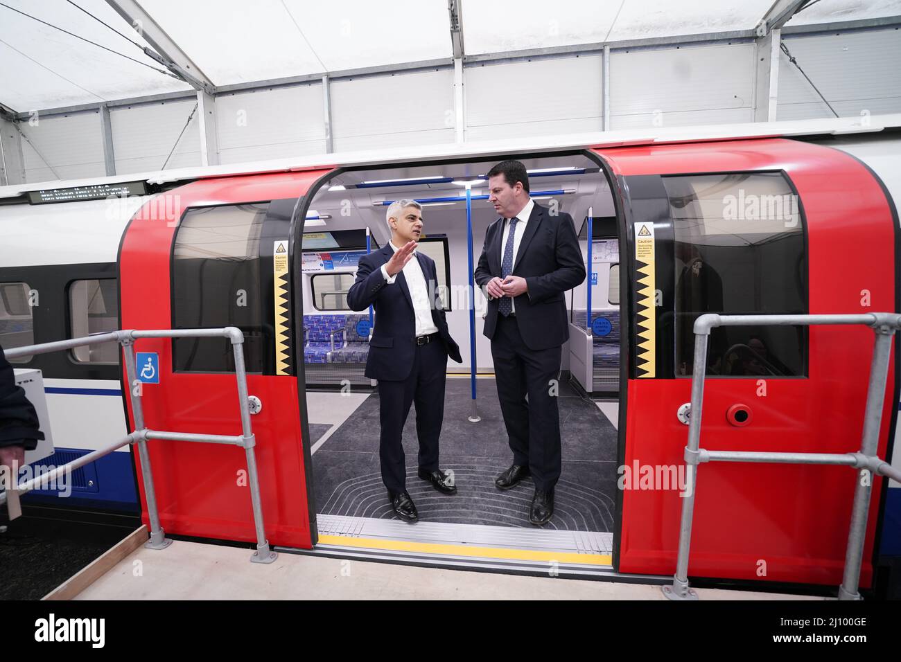 Mayor of London Sadiq Khan (left) with Andrew Percy MP Brigg & Goole ...