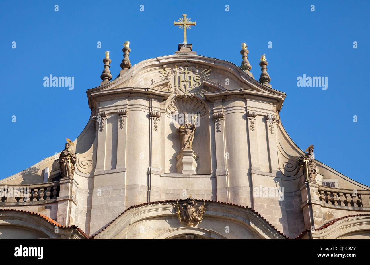 Catholic church in Prague, Czech Republic Stock Photo - Alamy