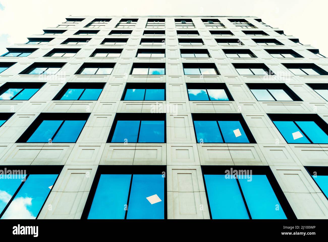 High-rise buildings of modern city. View from below Stock Photo - Alamy
