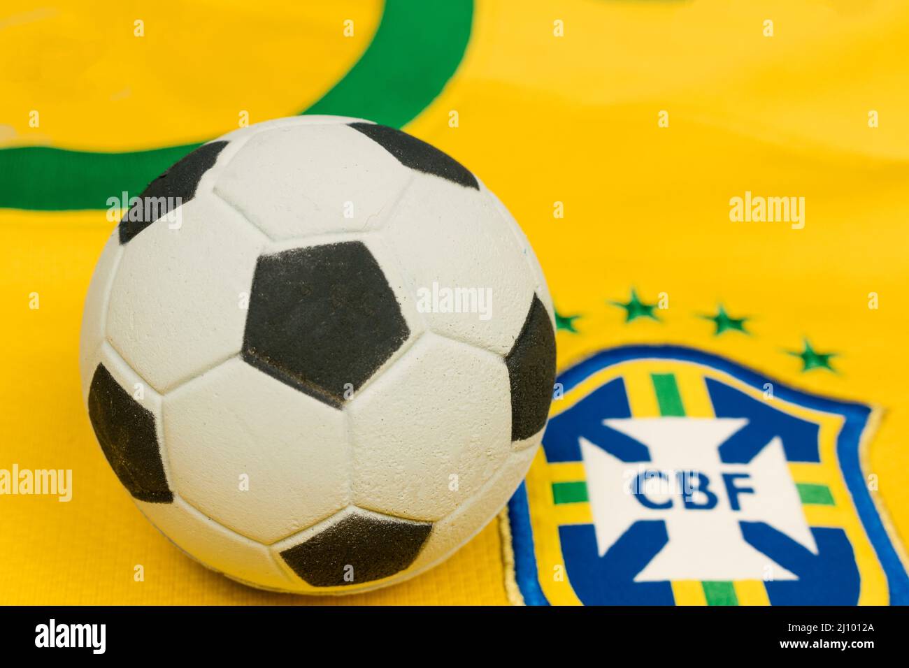 SÃO PAULO, BRAZIL - JUNE 23, 2018: The national symbol or logo of the ...