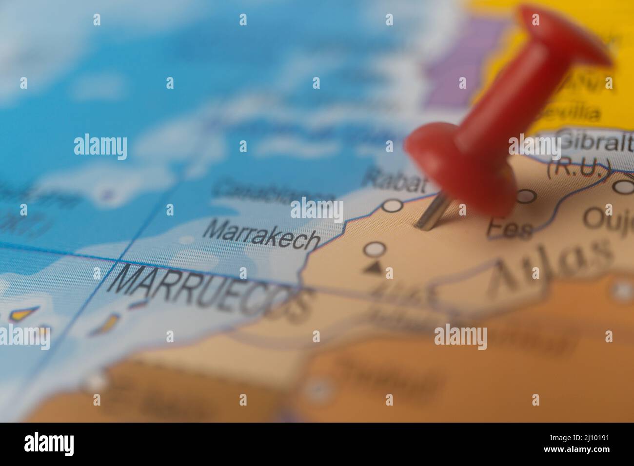 Marrakech tourist map hi-res stock photography and images - Alamy