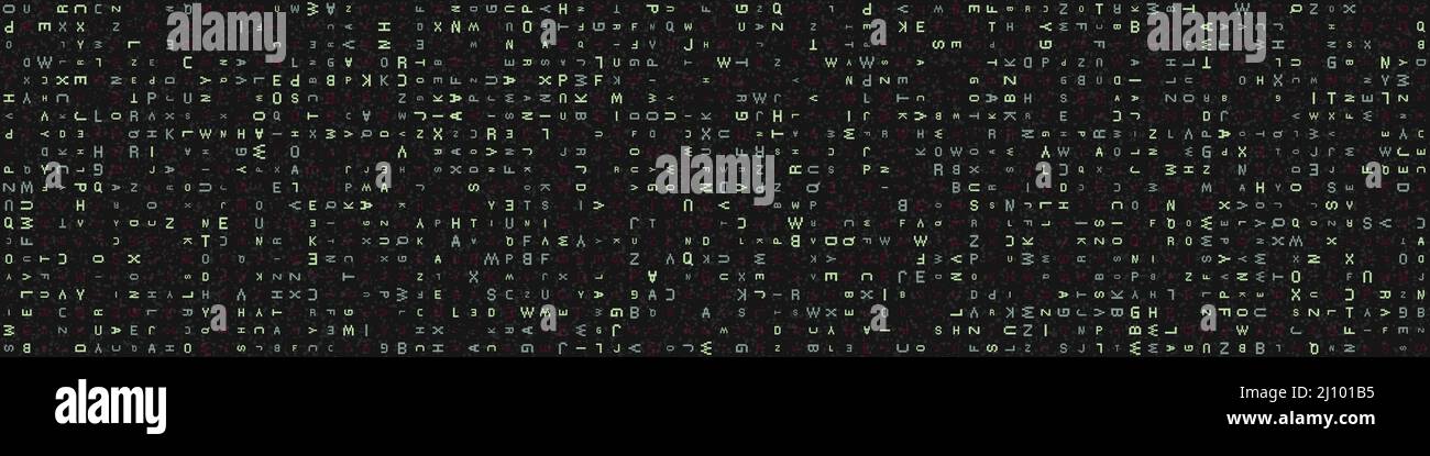 Abstract Geometrical generative computational art illustration Stock ...