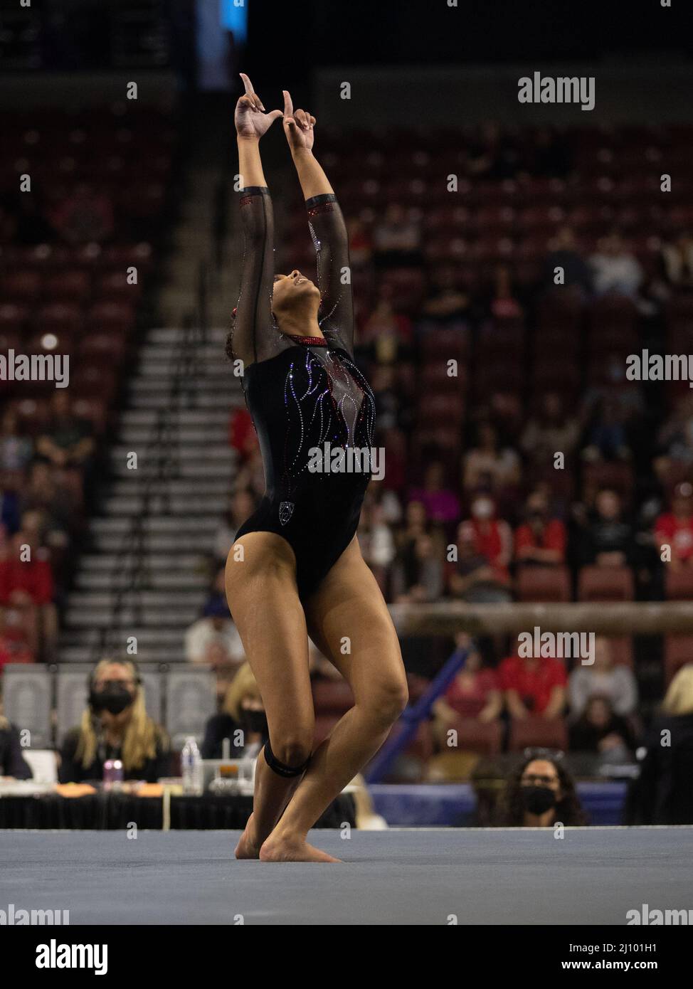 March 19, 2022: University of Utah gymnast Jaedyn Rucker competes ...