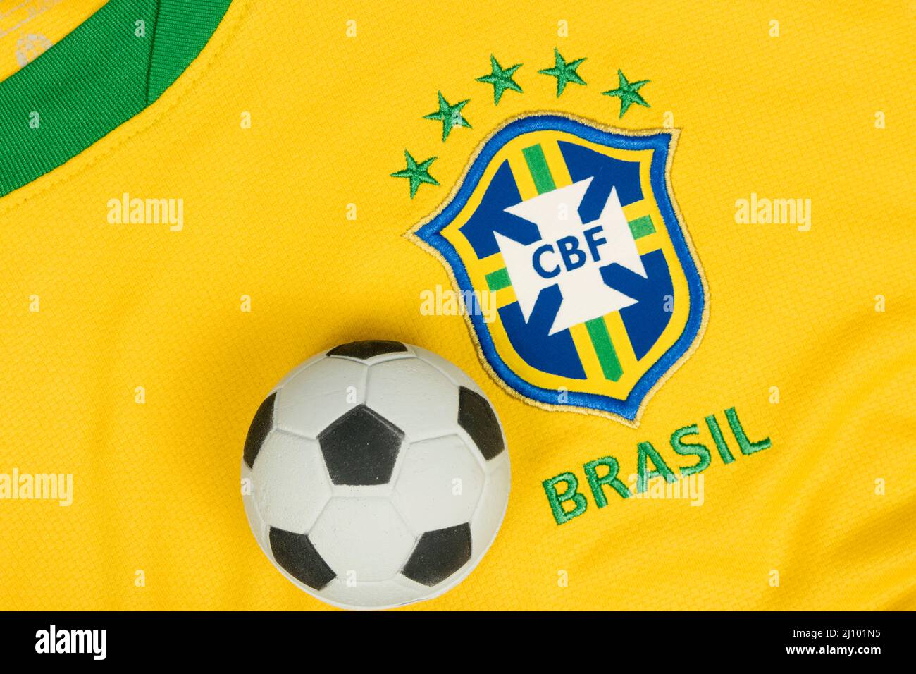 SÃO PAULO, BRAZIL - JUNE 23, 2018: The national symbol or logo of the ...