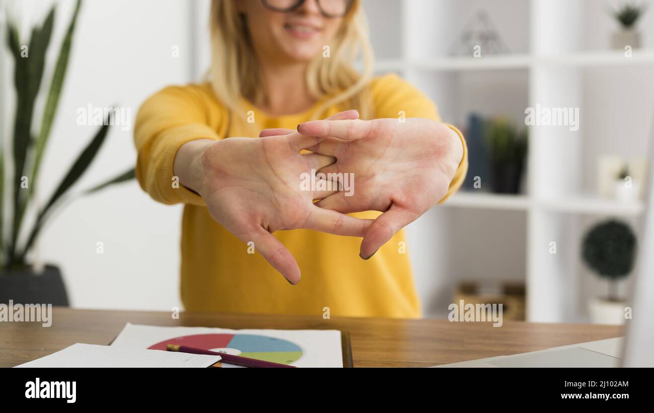 Taking work break hi-res stock photography and images - Alamy