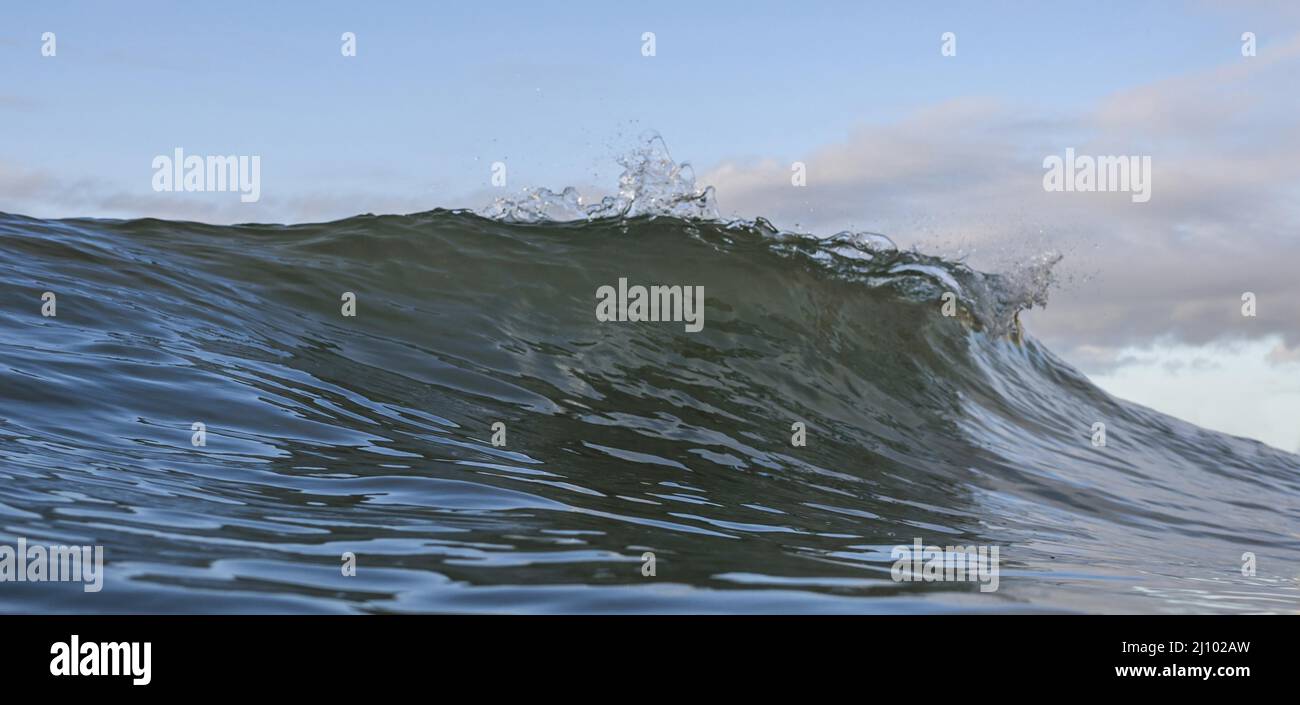 Natural landscape with sea wave Stock Photo - Alamy