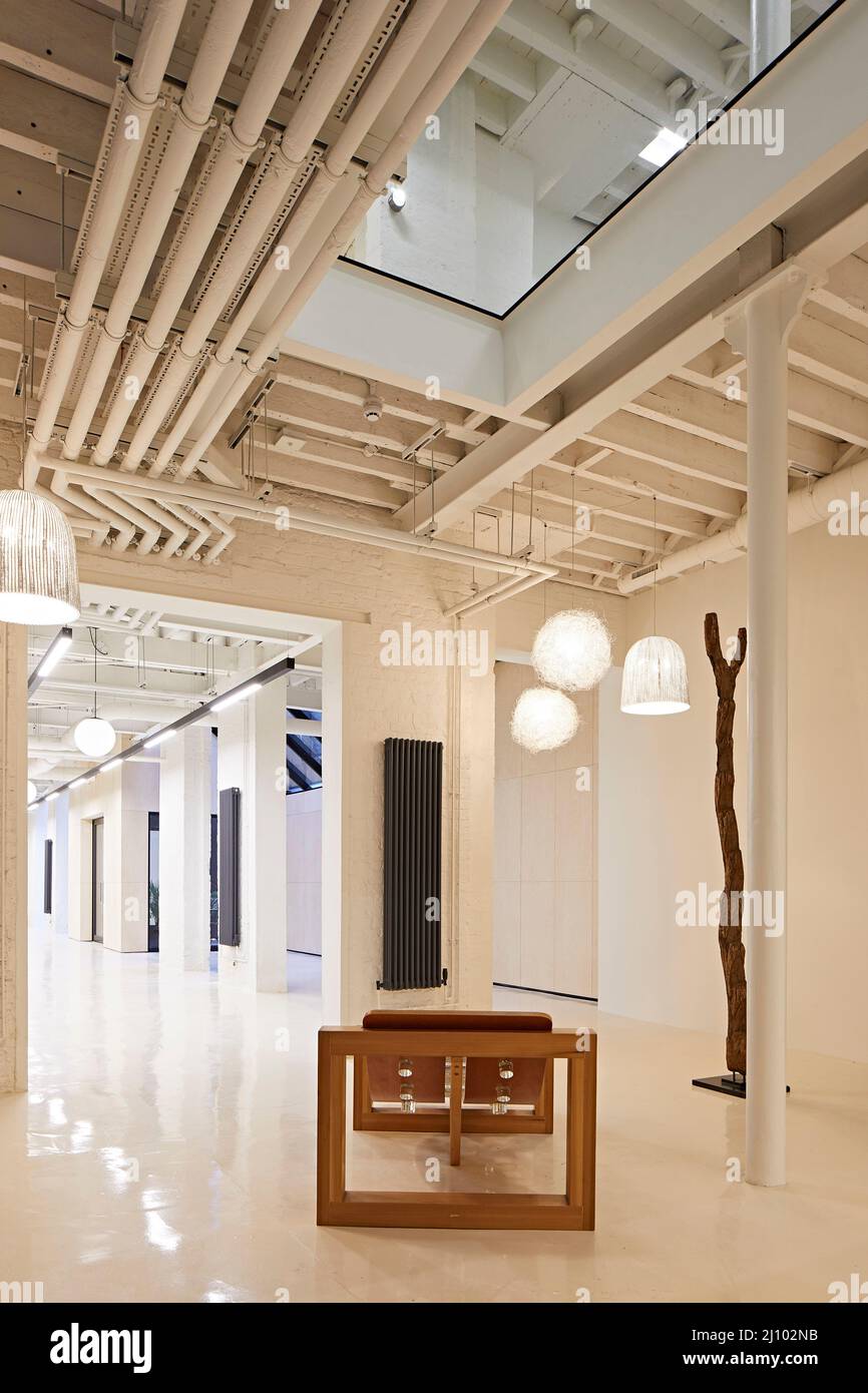 Ground floor space with lightwell void. Symes Mews, London, United ...