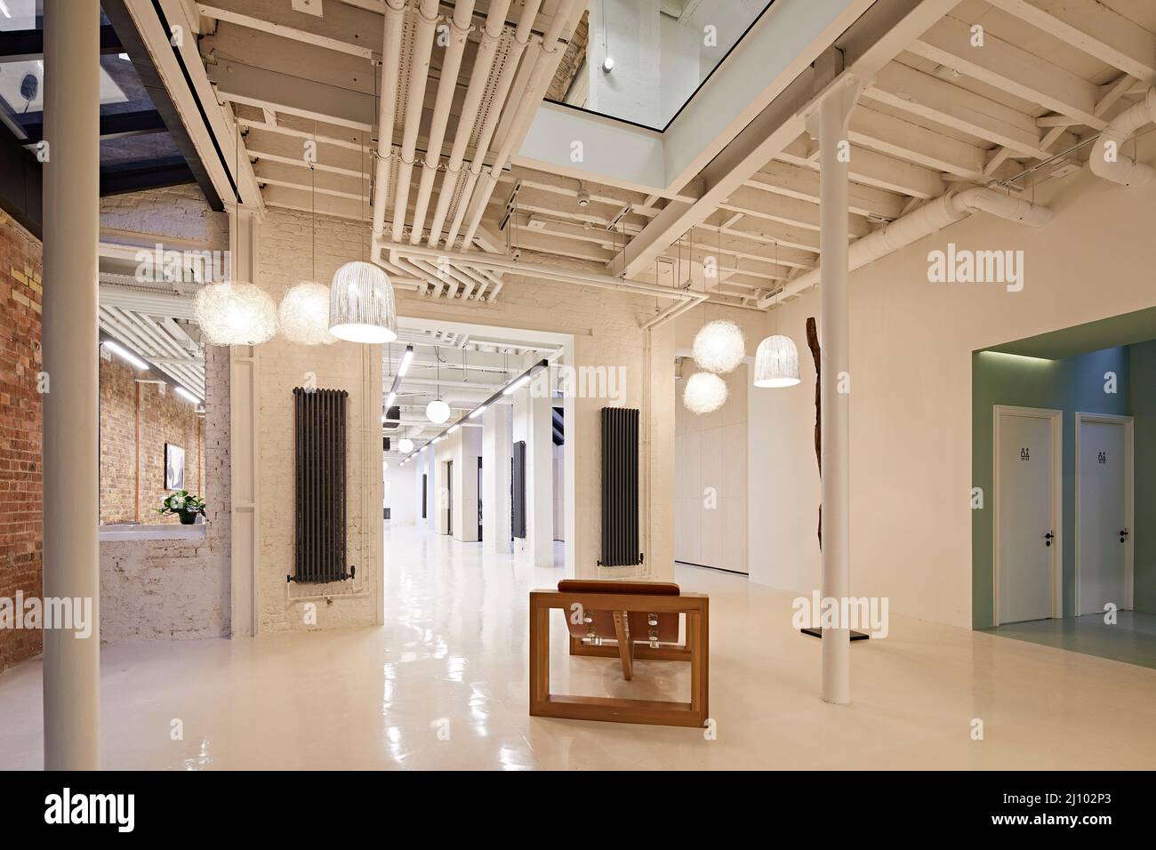 Ground floor space with lightwell void. Symes Mews, London, United ...