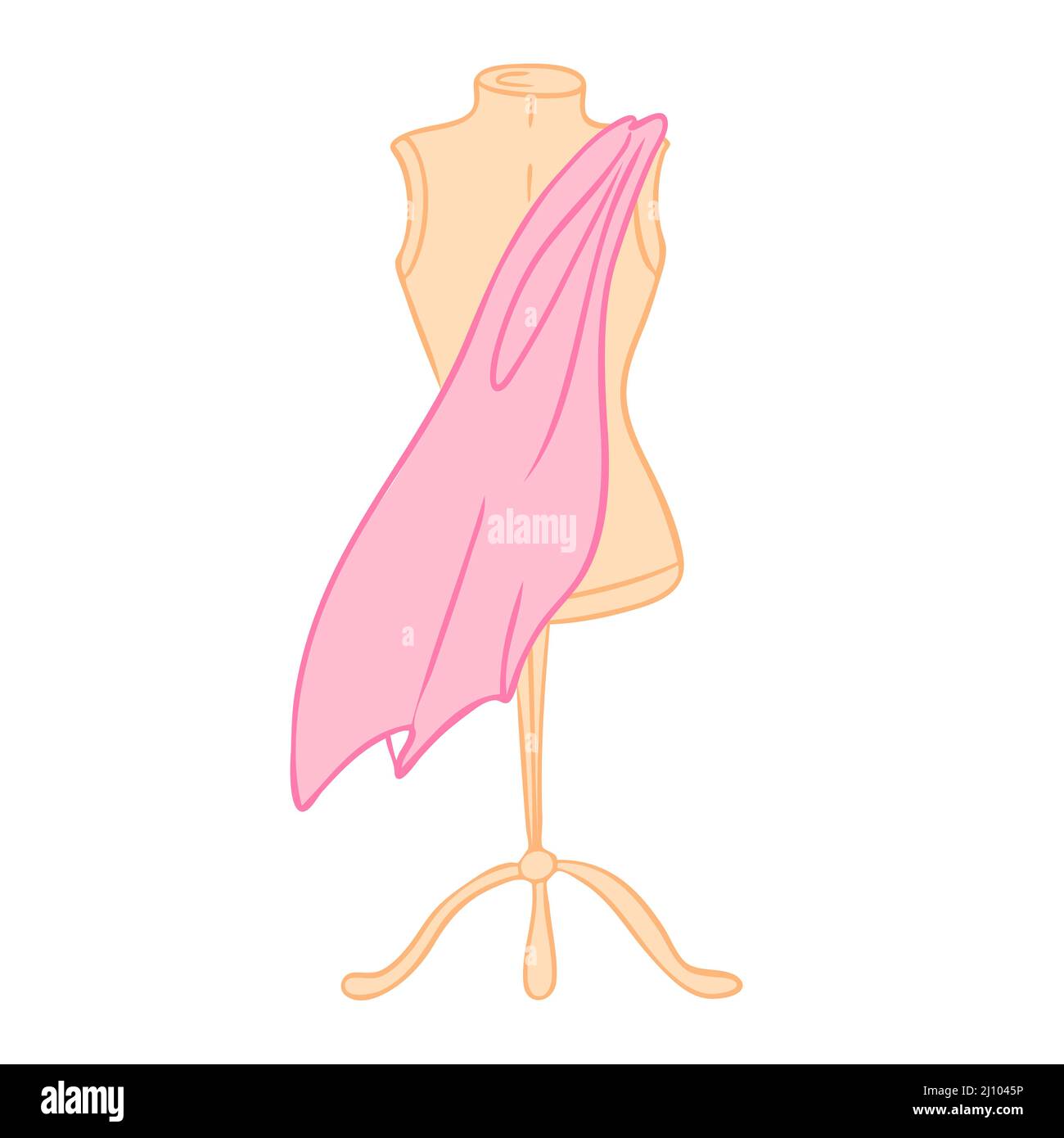 Mannequin for clothes and sewing. Fashion designer tool dummy Stock ...