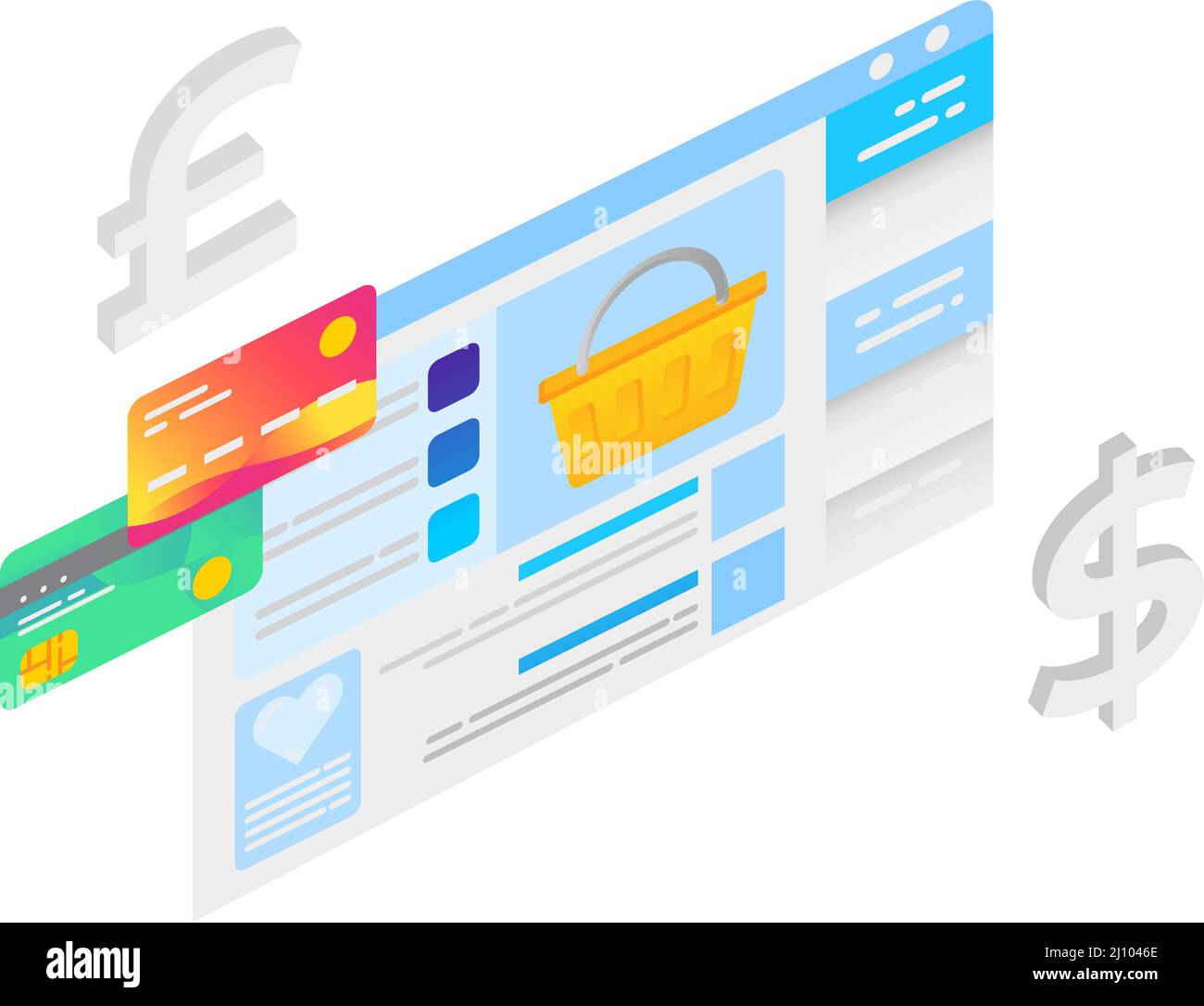Pay online vector payment icon digital shop Stock Vector Image & Art ...