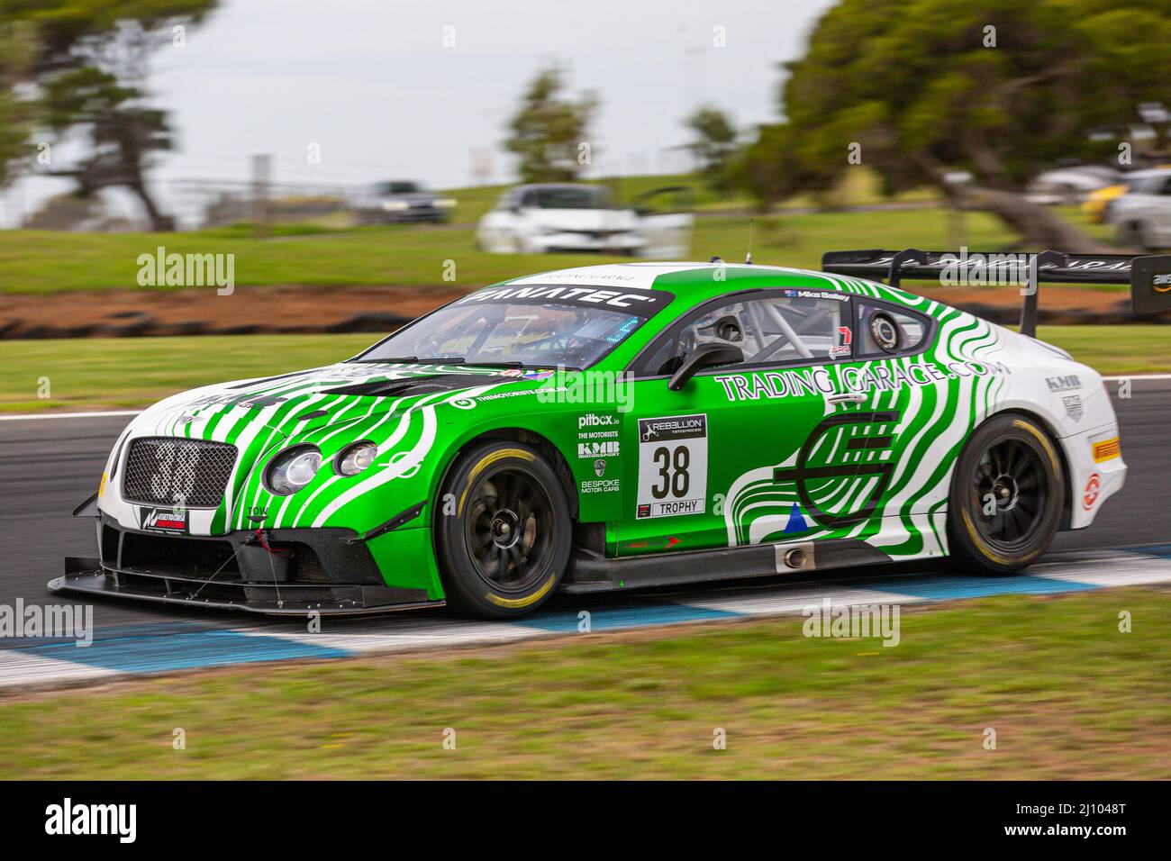 Michael Bailey (#38 Trading Garage / The Motorists Bentley GT3) during ...