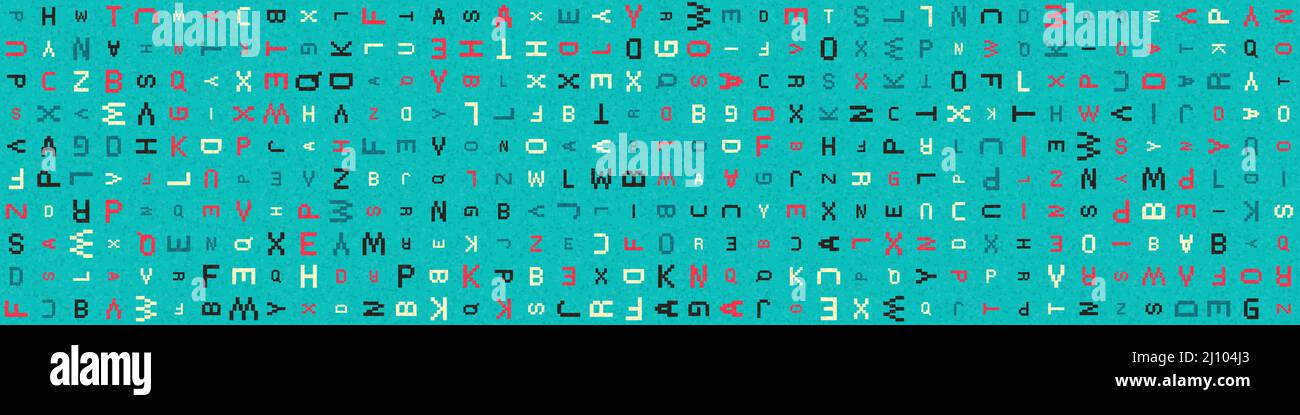 Abstract Geometrical generative computational art illustration Stock ...