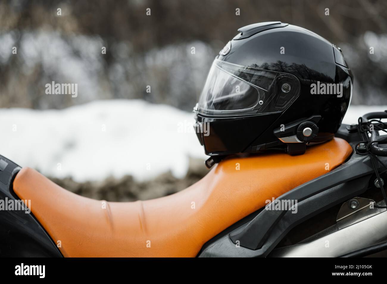 Biker girl with makeup hi-res stock photography and images - Alamy