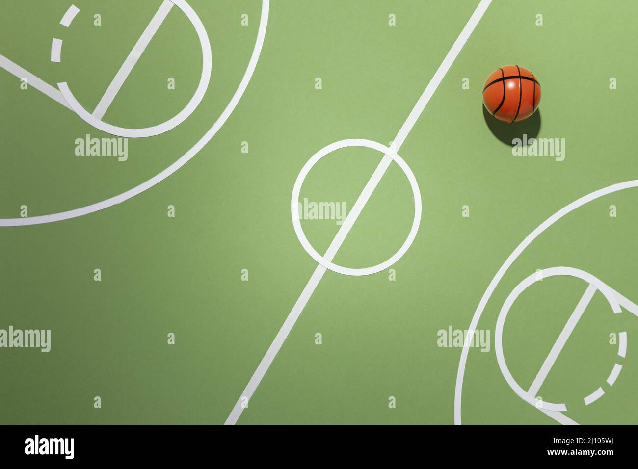 Basketball minimalist still life Stock Photo - Alamy