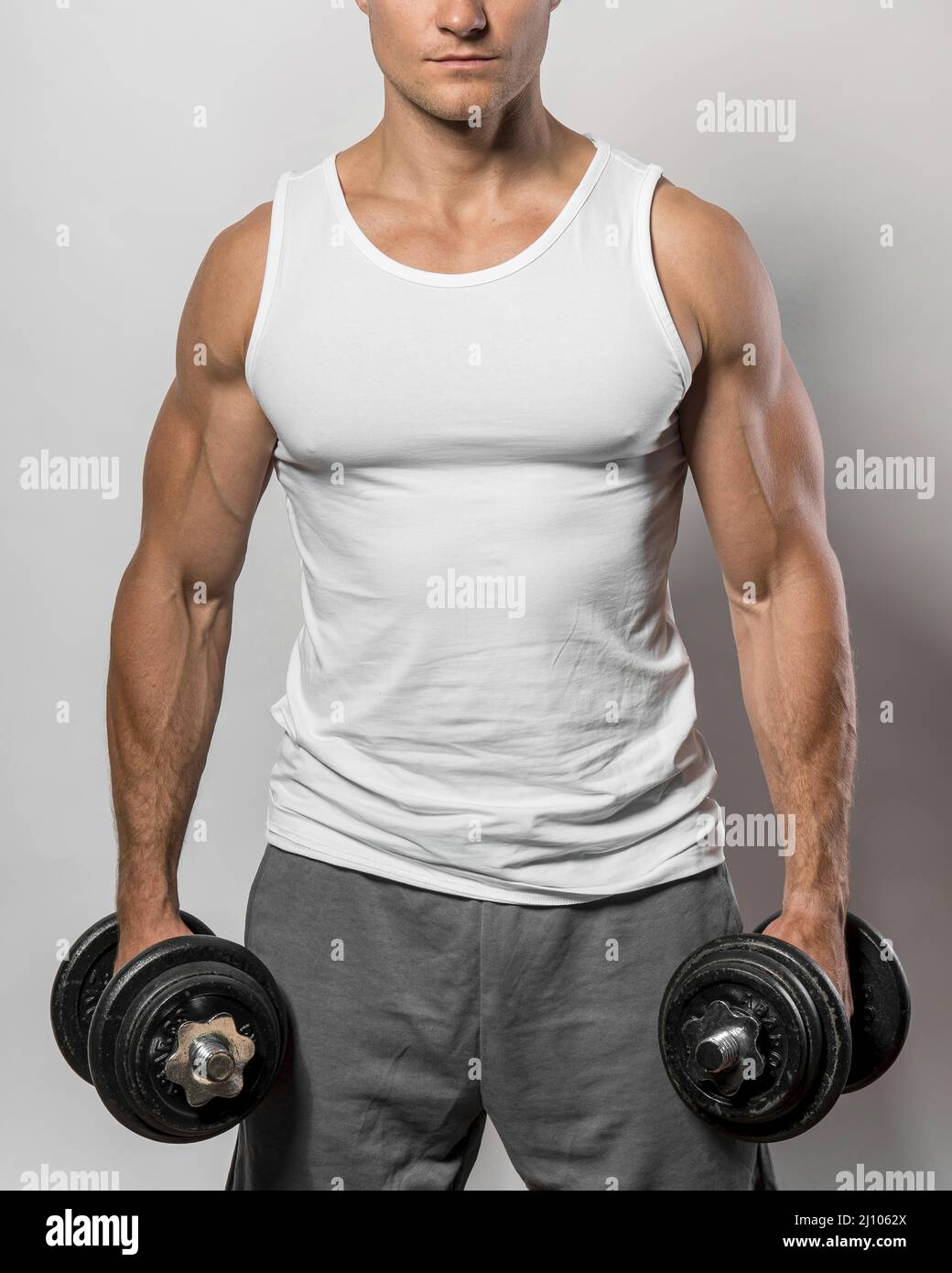 Man front view three quarter hi-res stock photography and images - Alamy