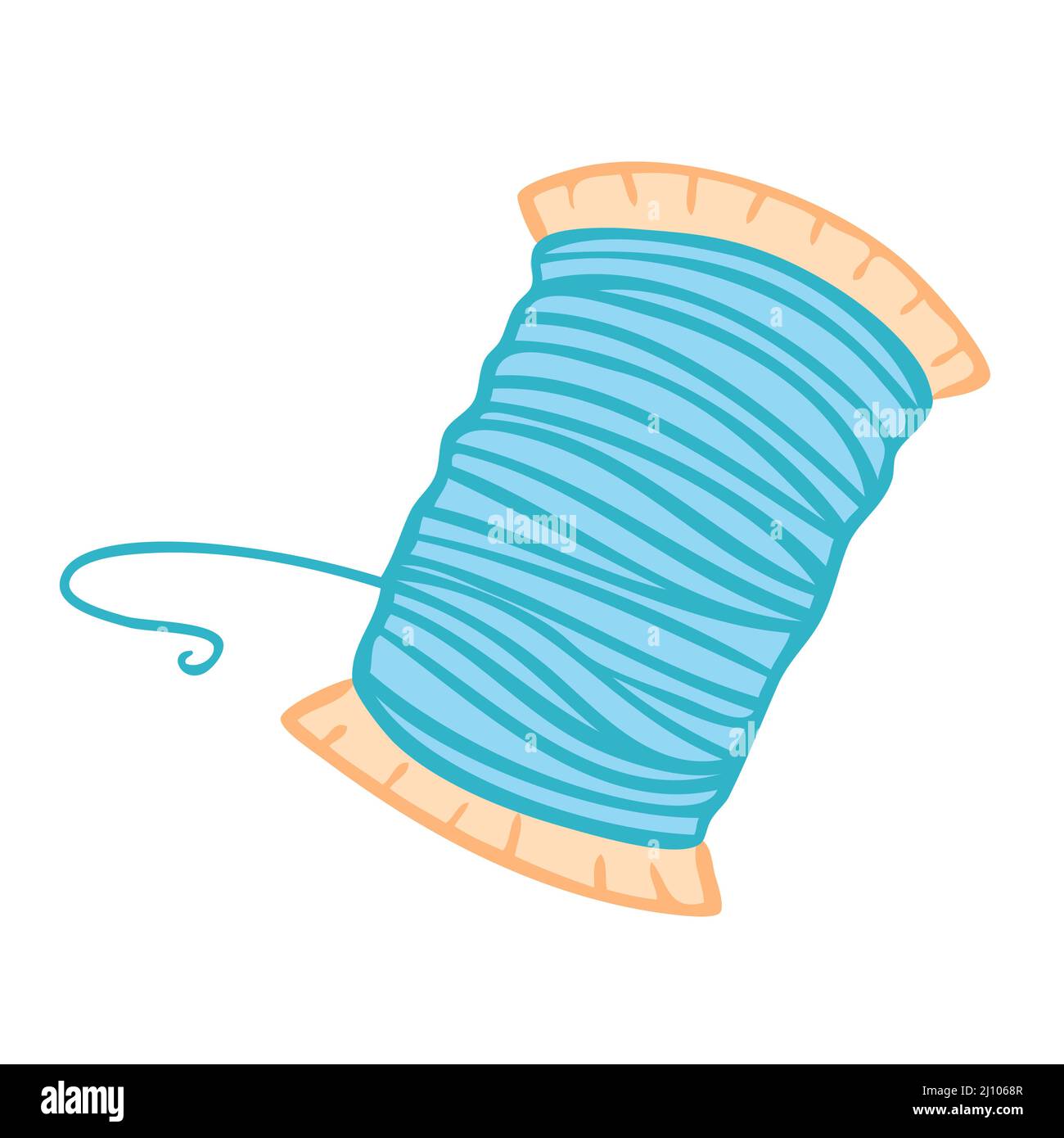 Spool of thread illustration hi-res stock photography and images - Alamy