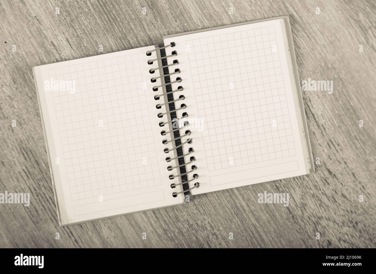 Empty notebook page Stock Photo - Alamy