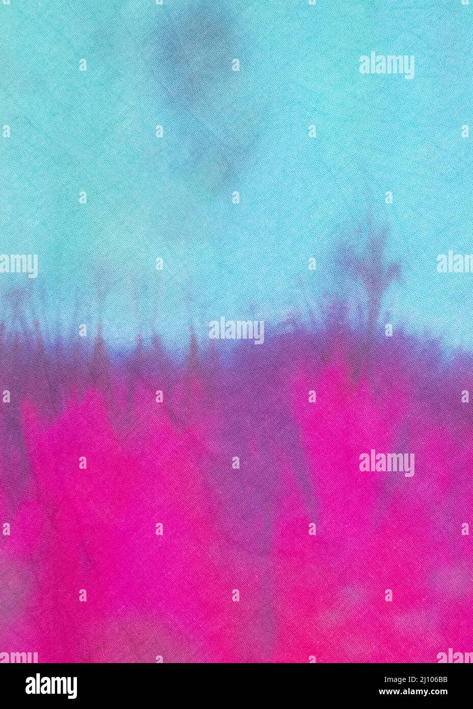 Multicolored gradient tie dye fabric surface Stock Photo - Alamy