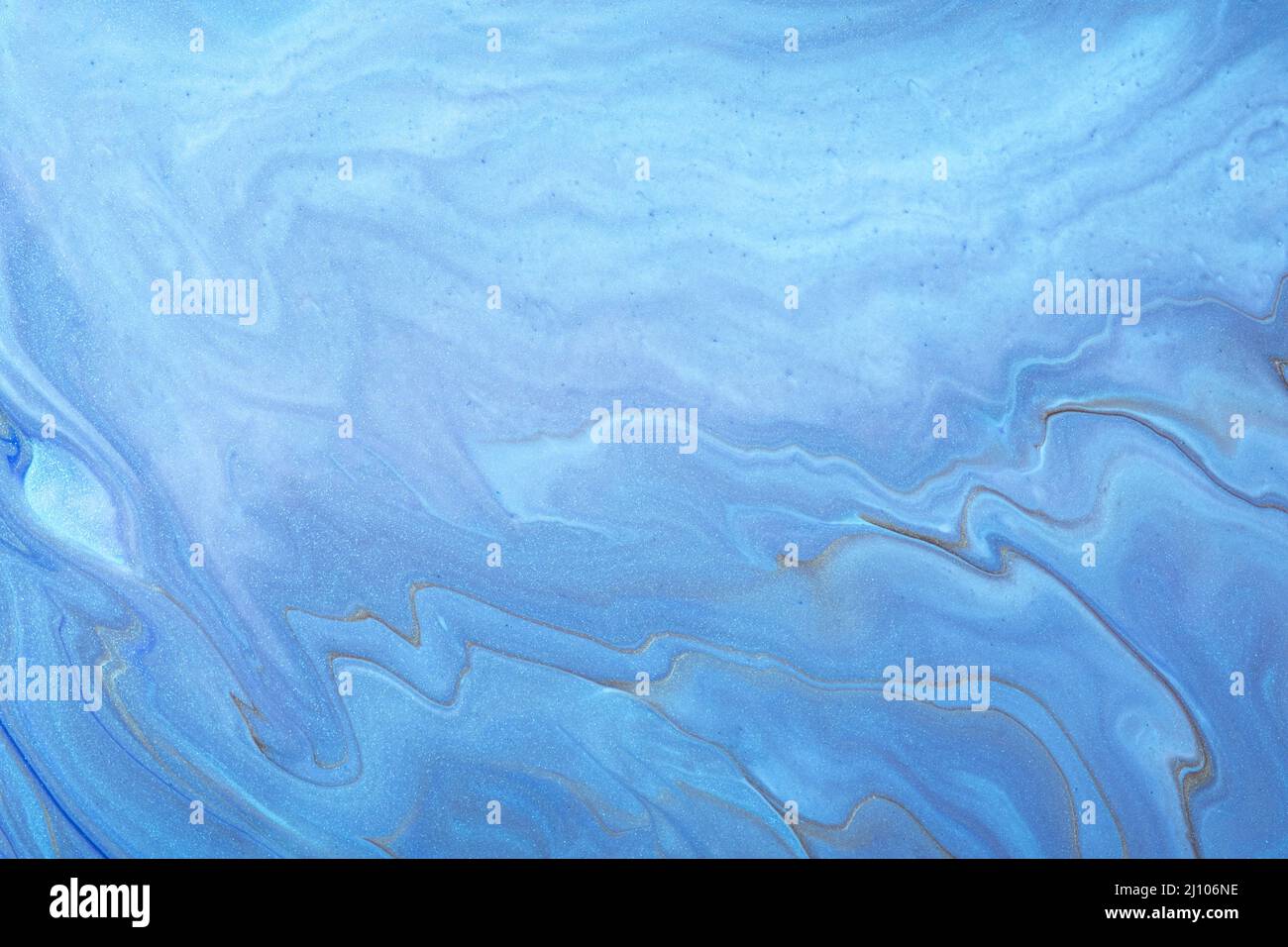 Abstract fluid art background light blue and sky colors. Liquid marble ...