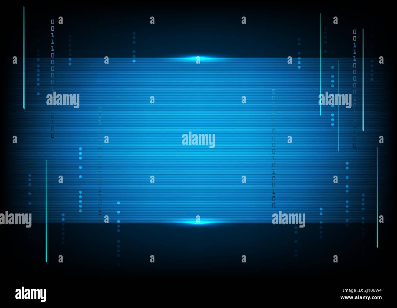 Abstract futuristic background in blue color. Hi-tech technology ...