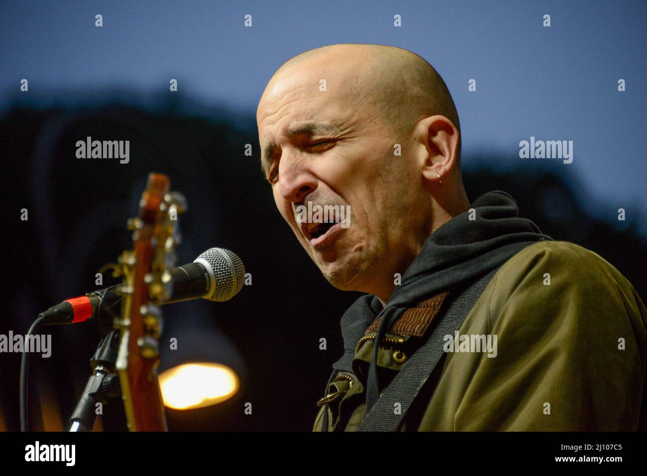 Giovanni Truppi, artist during "Together for Peace", anti-war ...