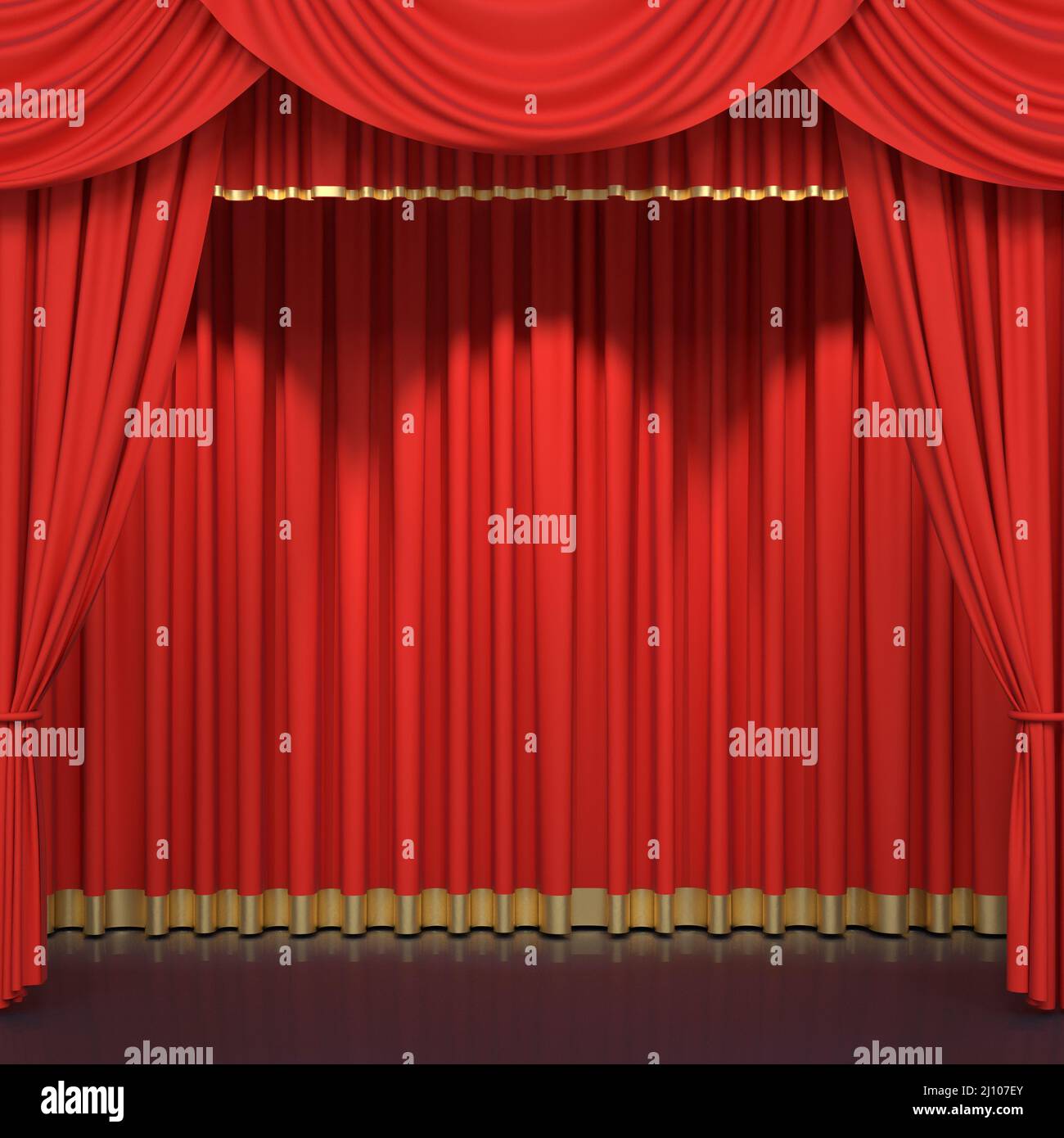 Red stage curtains Stock Photo - Alamy