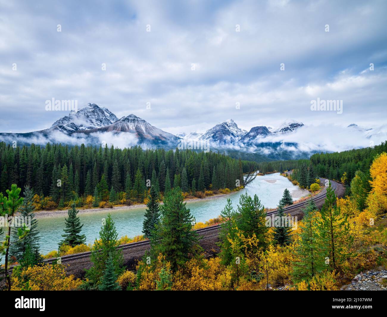 Beautiful nature of the Banff National Park, Alberta, Canada Stock ...