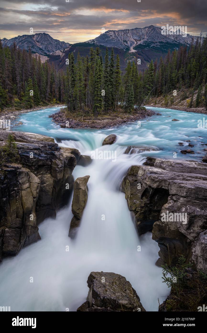Beautiful nature of the Banff National Park, Alberta, Canada Stock ...