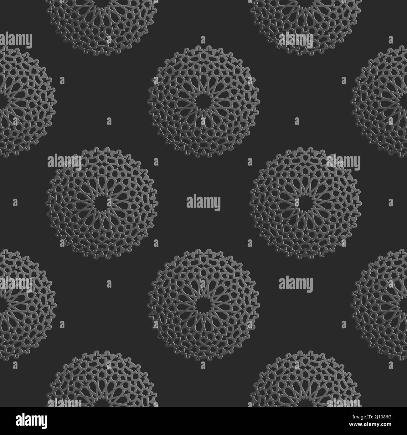 Islamic art pattern ceiling Stock Vector Images - Alamy