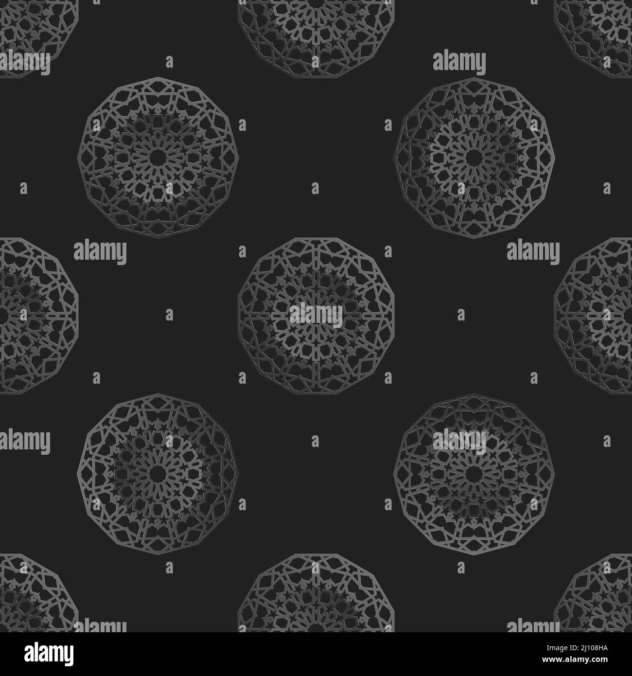 Islamic art pattern ceiling Stock Vector Images - Alamy