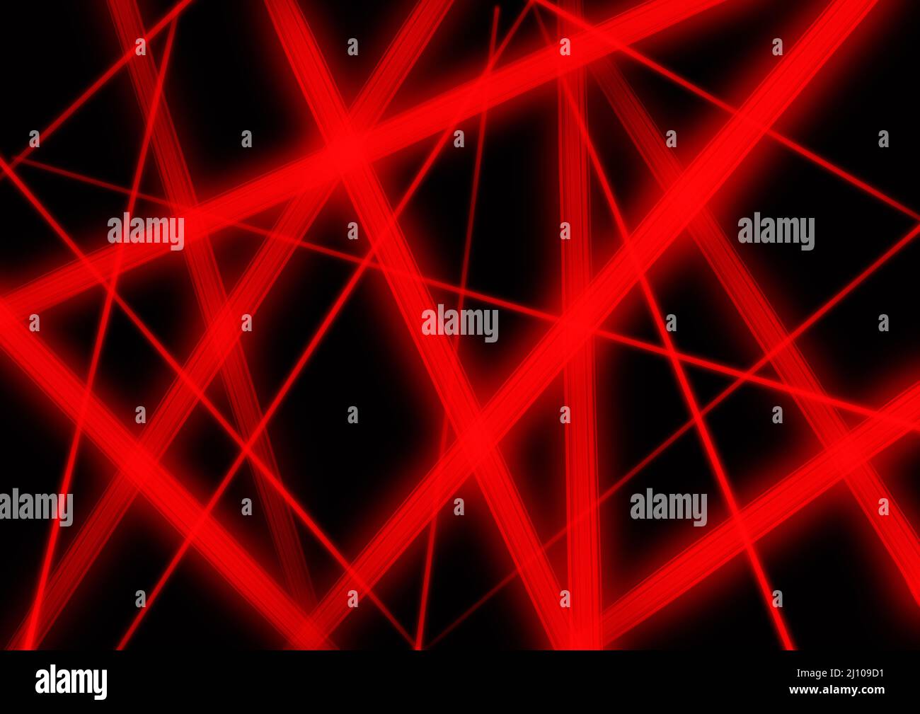 Abstract art background black color with red neon lines. Backdrop with ...